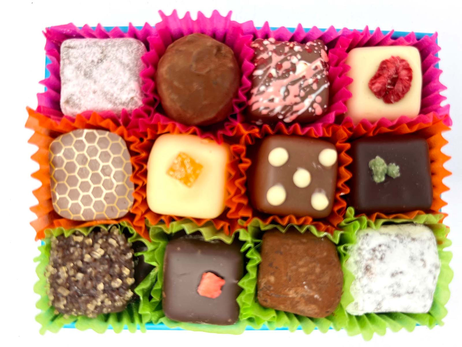 Mixed Selection Gift Box of Luxury Artisan Handmade Chocolates ...
