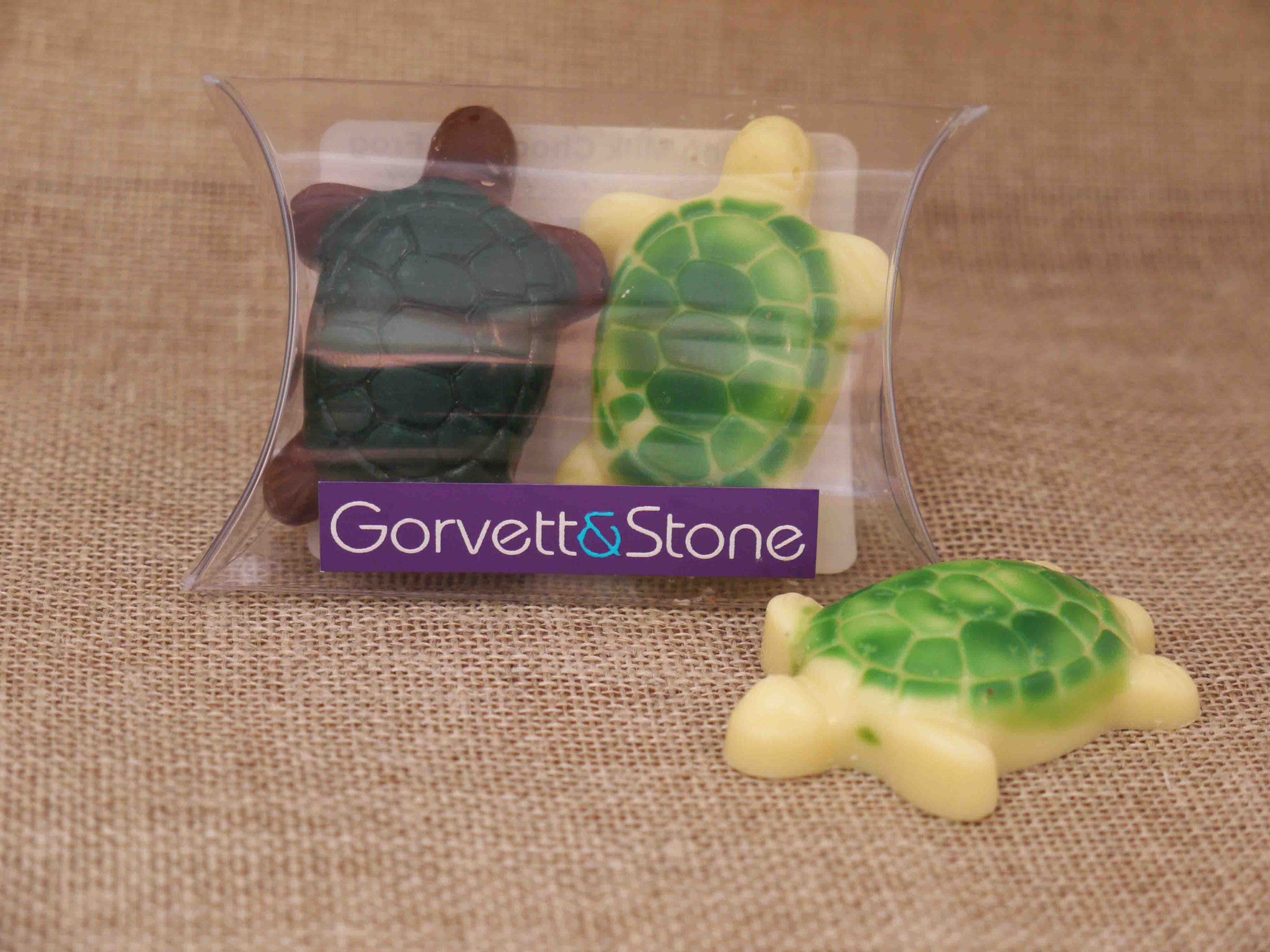 Turtles in Milk and White Chocolate – Gorvett & Stone
